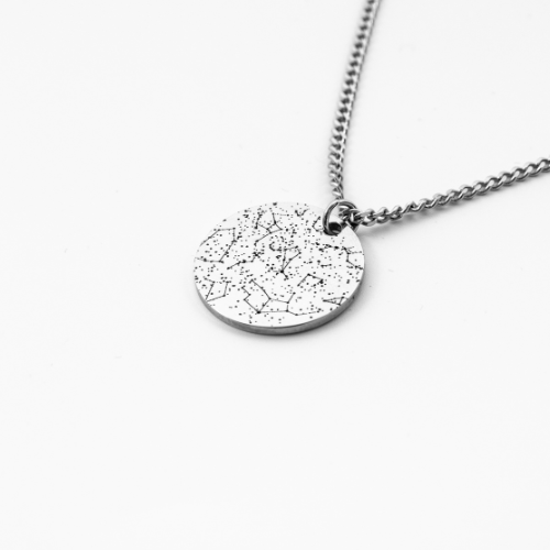 Custom Star Map Necklace - Personalized Jewelry for couples and friends