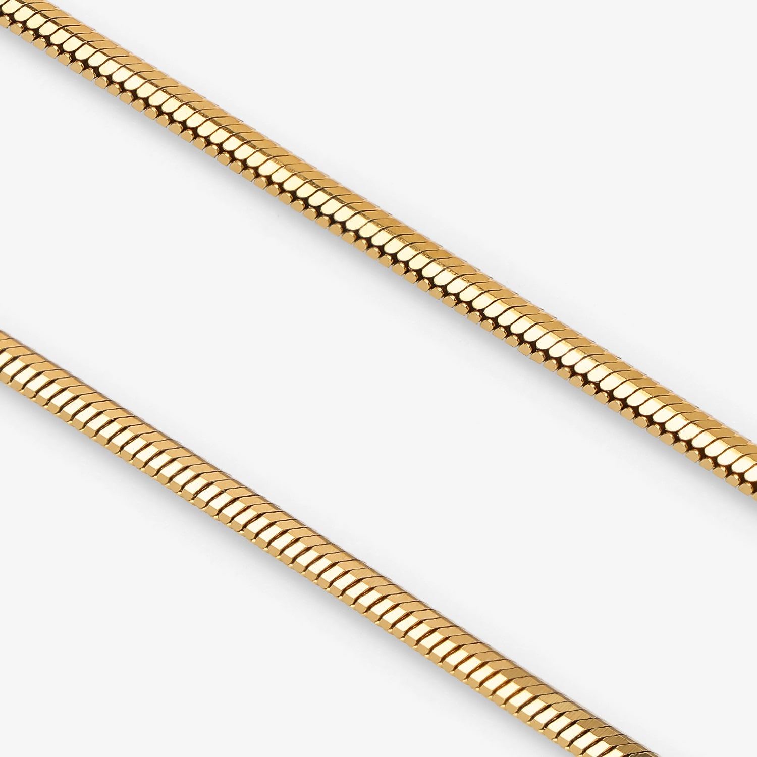 Snake Chain Necklace Gold for Him – Minimalist Men’s Chain | VECINO ...