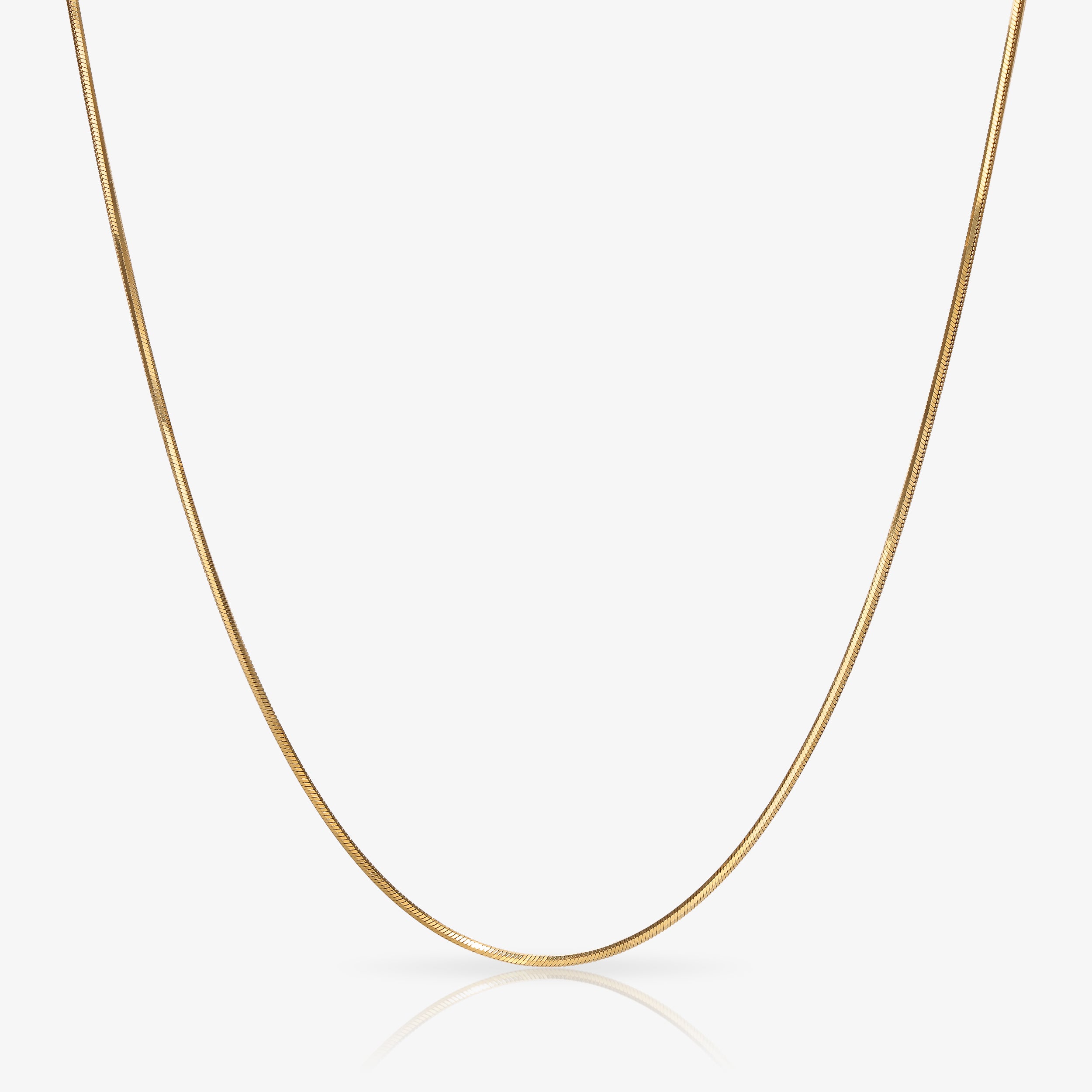 Snake Chain Necklace Gold for Him – Minimalist Men’s Chain | VECINO ...