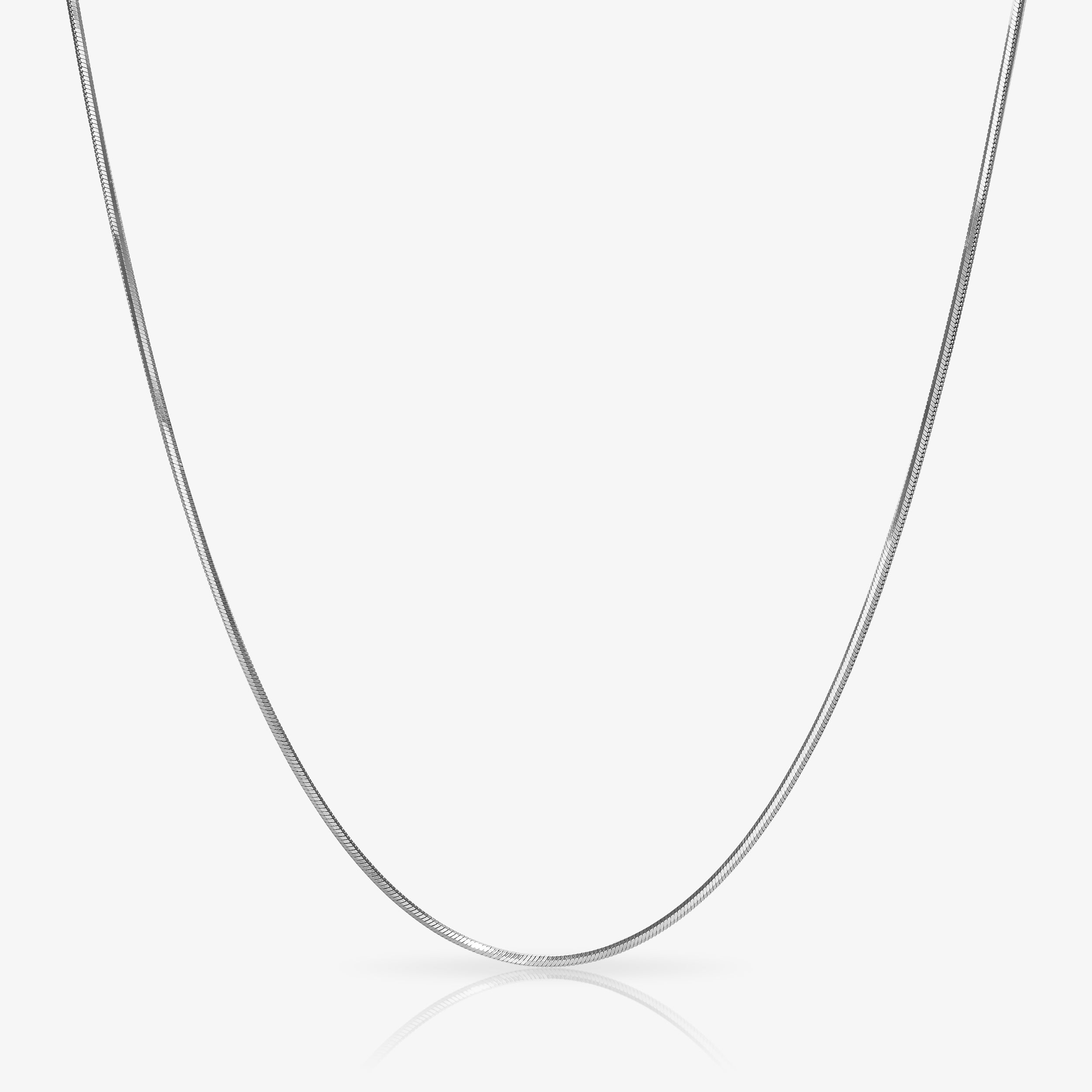 Snake Chain Necklace - Silver ( for her ) – Vecino Custom