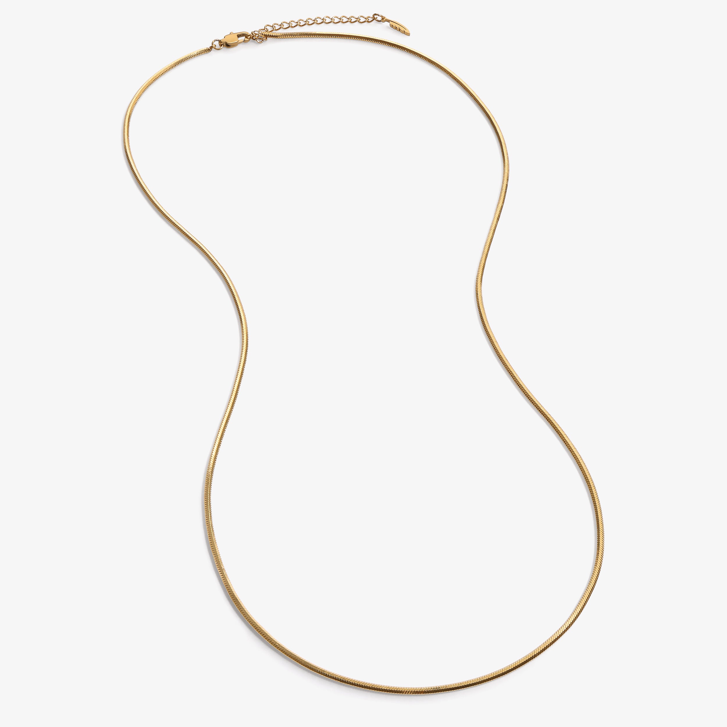 Snake Chain Necklace Gold for Him – Minimalist Men’s Chain | VECINO ...
