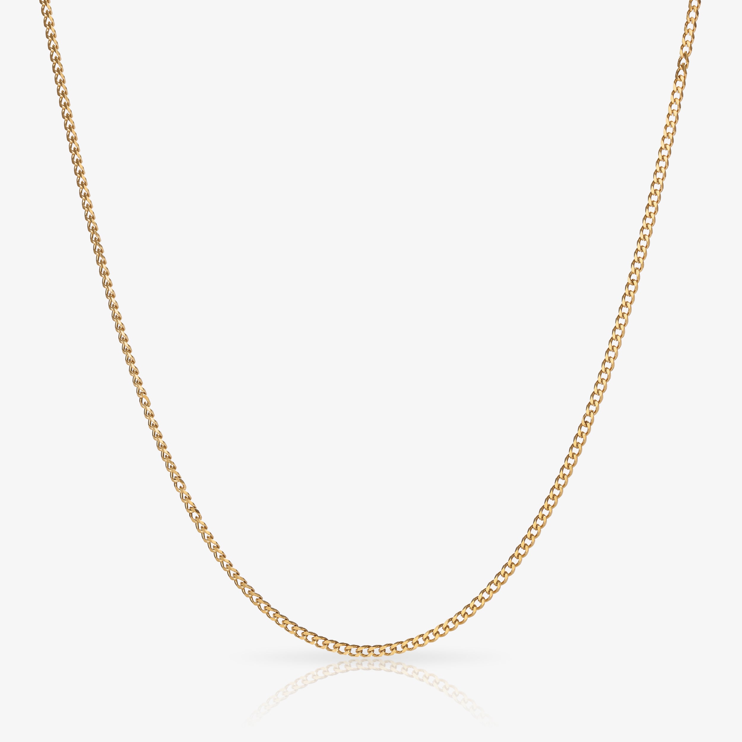 Cuban Chain Necklace Gold for Her – Minimalist Women’s Chain | VECINO ...
