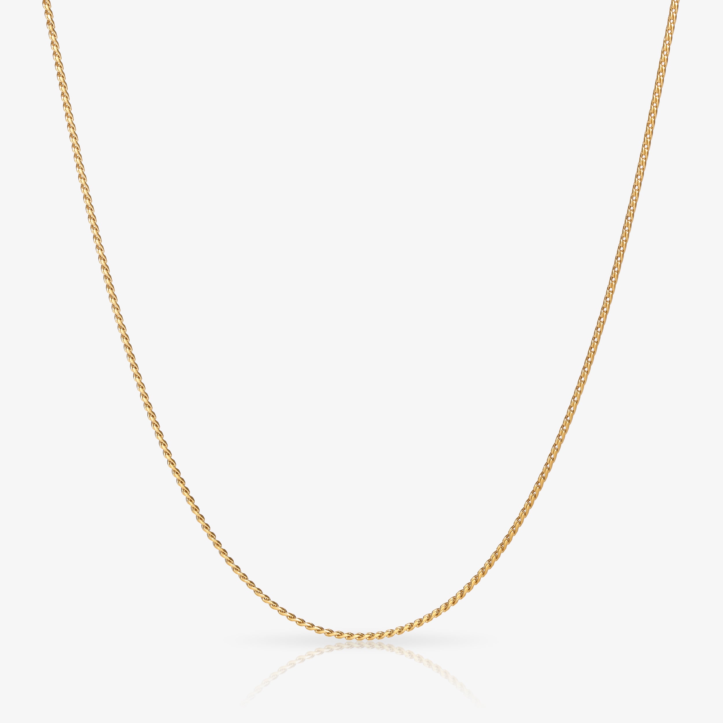 Fluid Chain Necklace - Gold – Vecino Custom