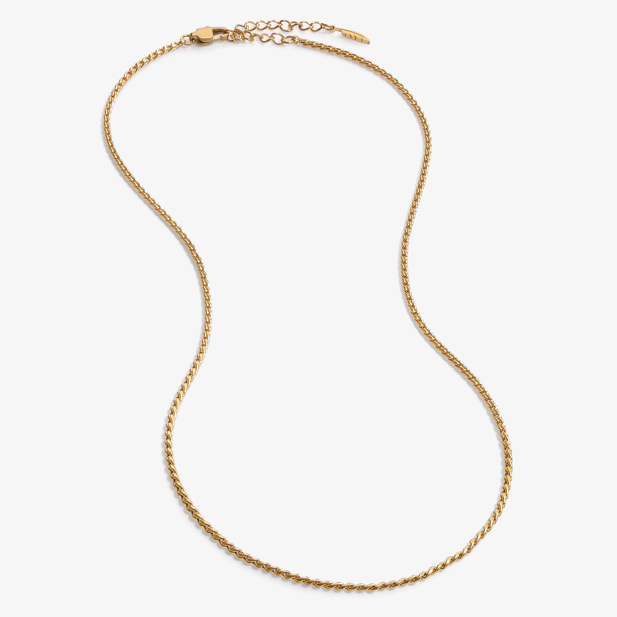 Fluid Chain Necklace - Gold – Vecino Custom